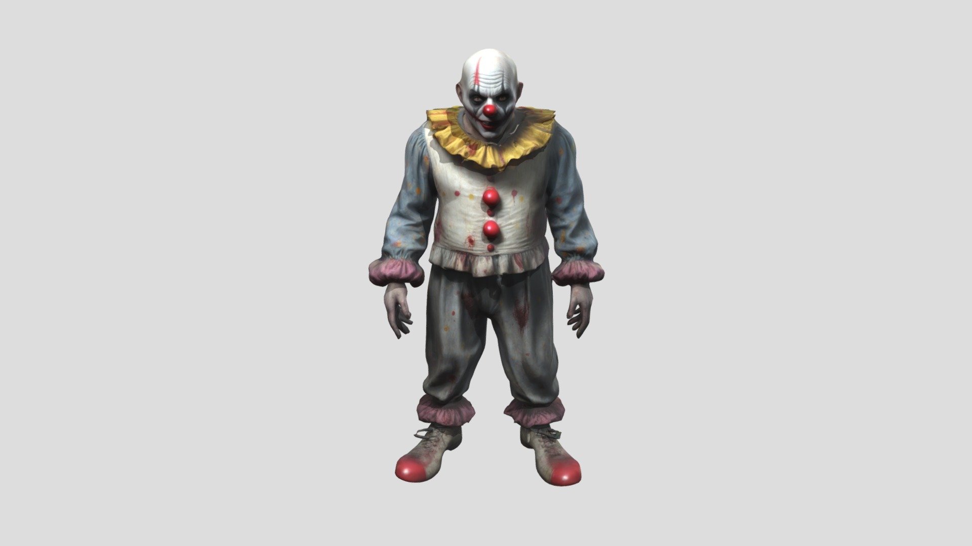 A realistic clown zombie - 3D model by Anton.Kasian.Edberg [84af5bf ...