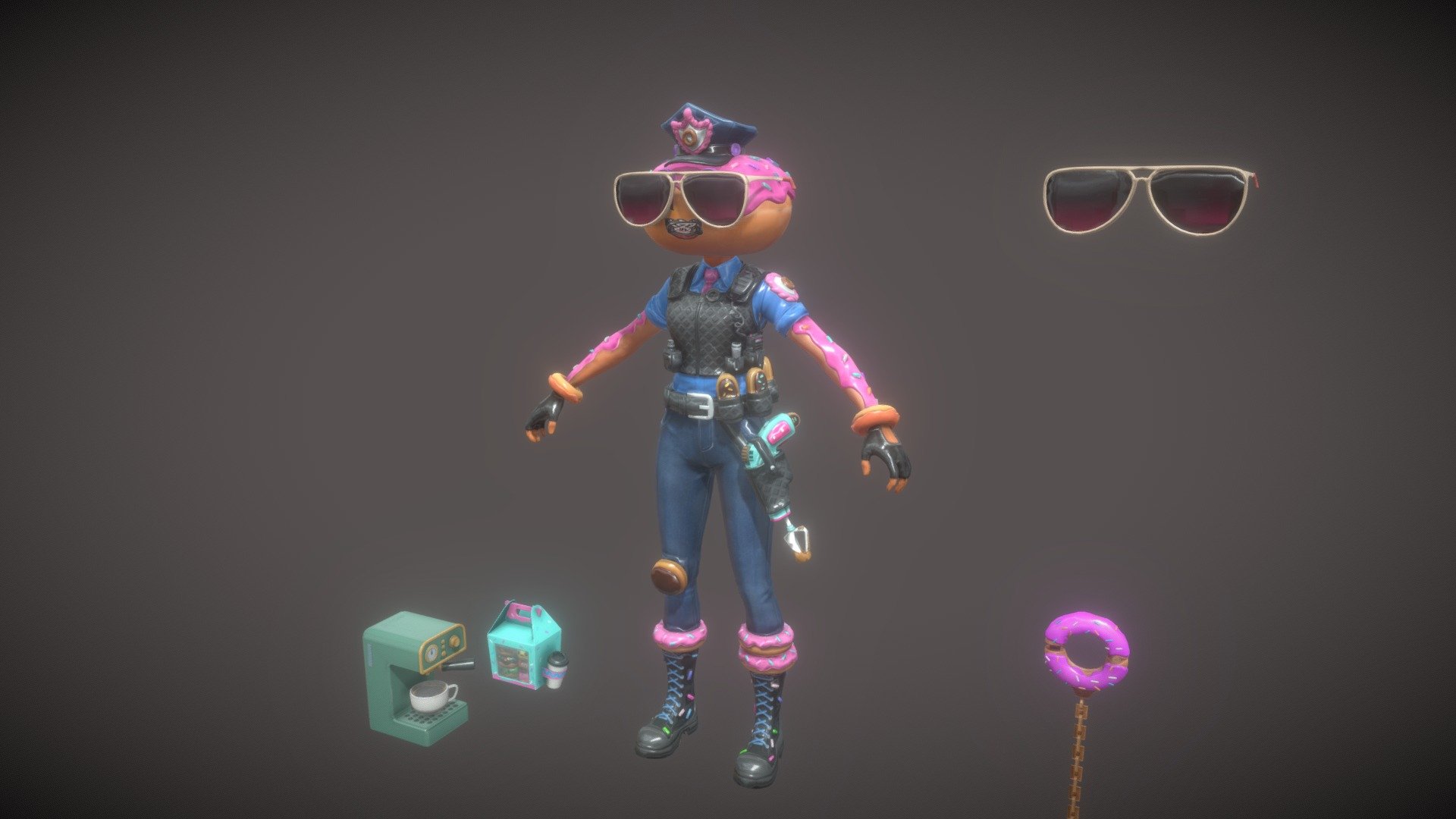 Constable sprinkle - Download Free 3D model by photon (that one larry ...