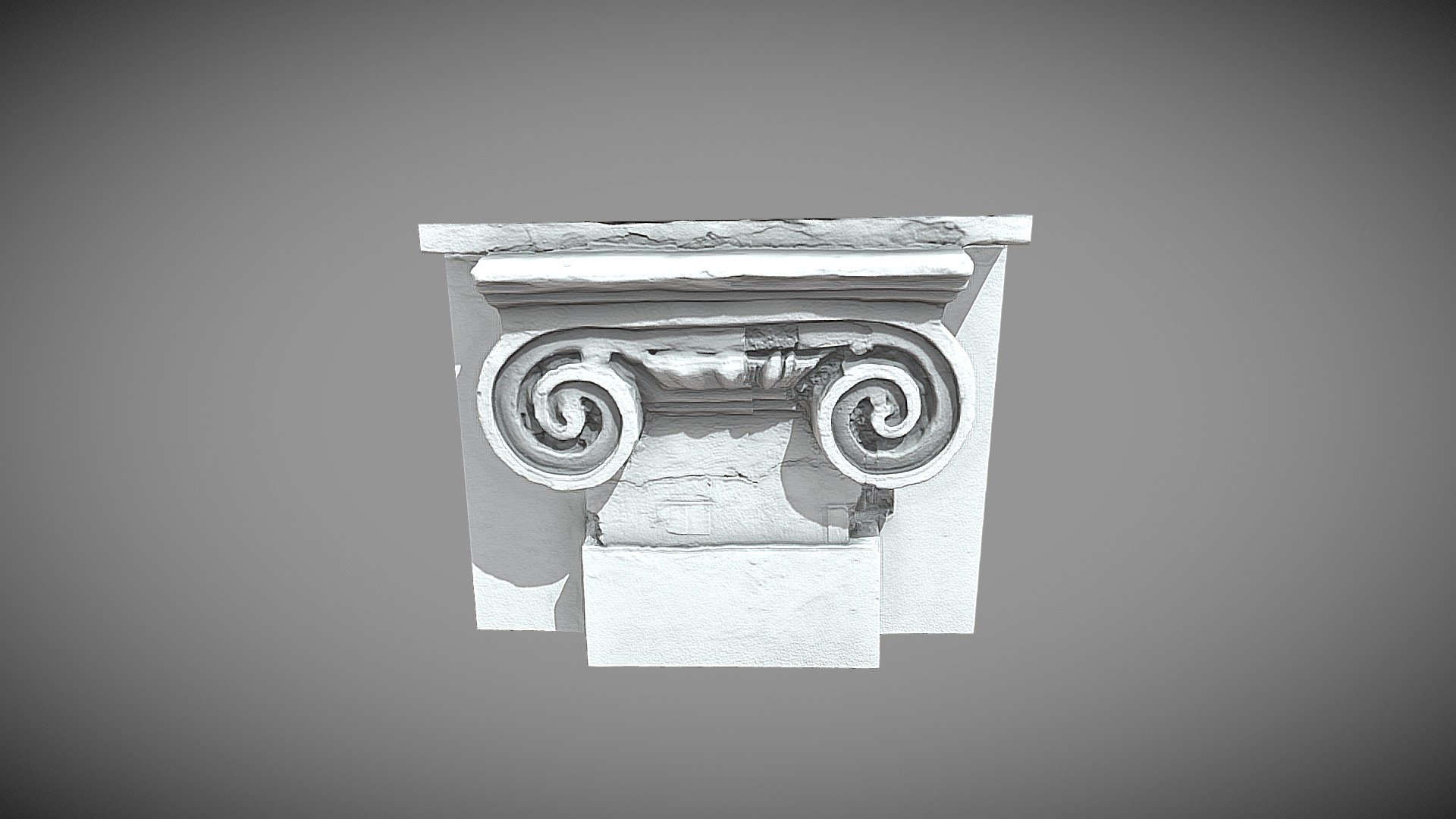 Kapitel desnog pilastra / Right Pilaster Capitel - 3D model by Default ...