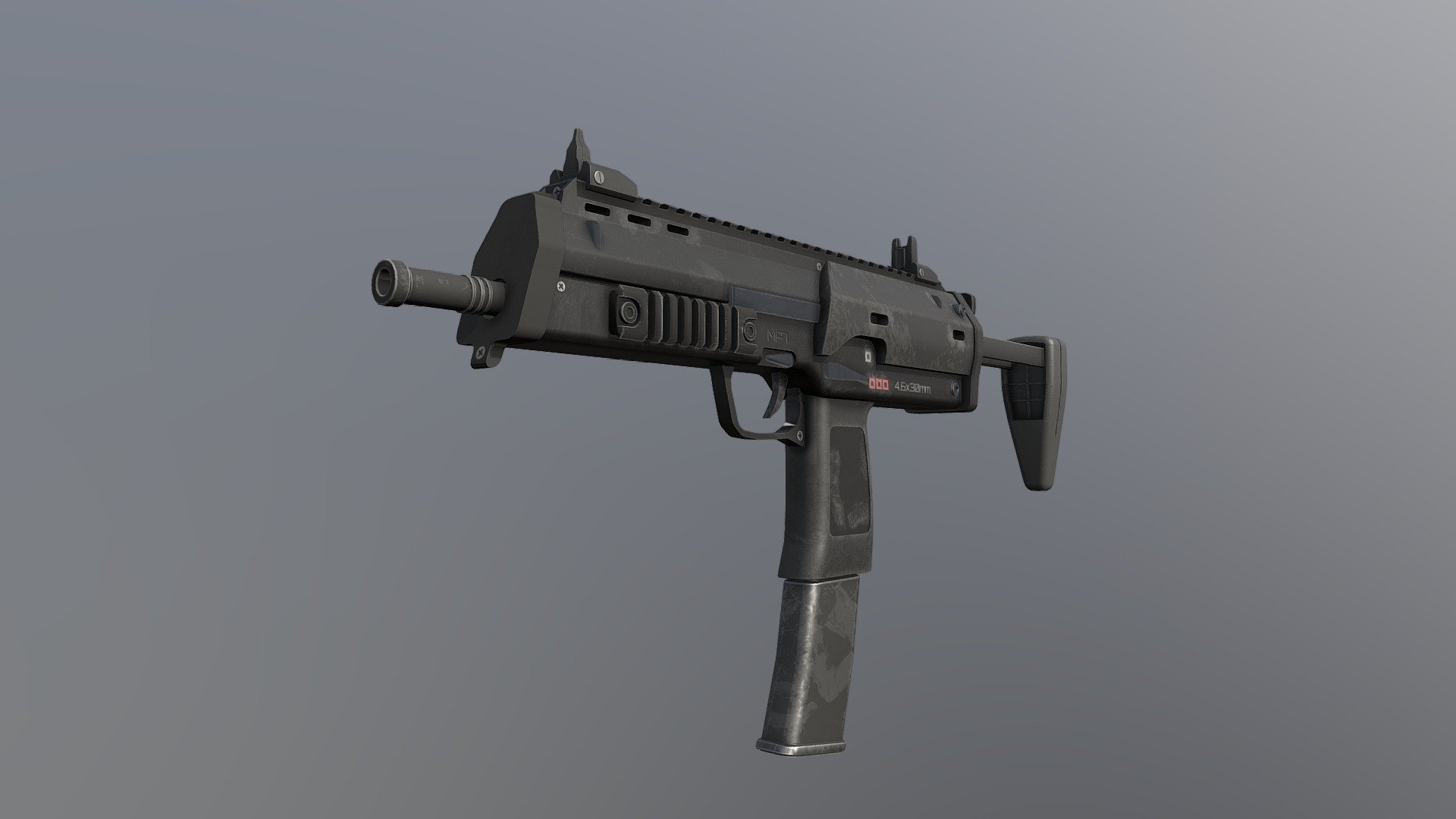 MP7 - 3D model by Abdelkarim Zahr (@abdelkarimzahr) [84b3b59] - Sketchfab