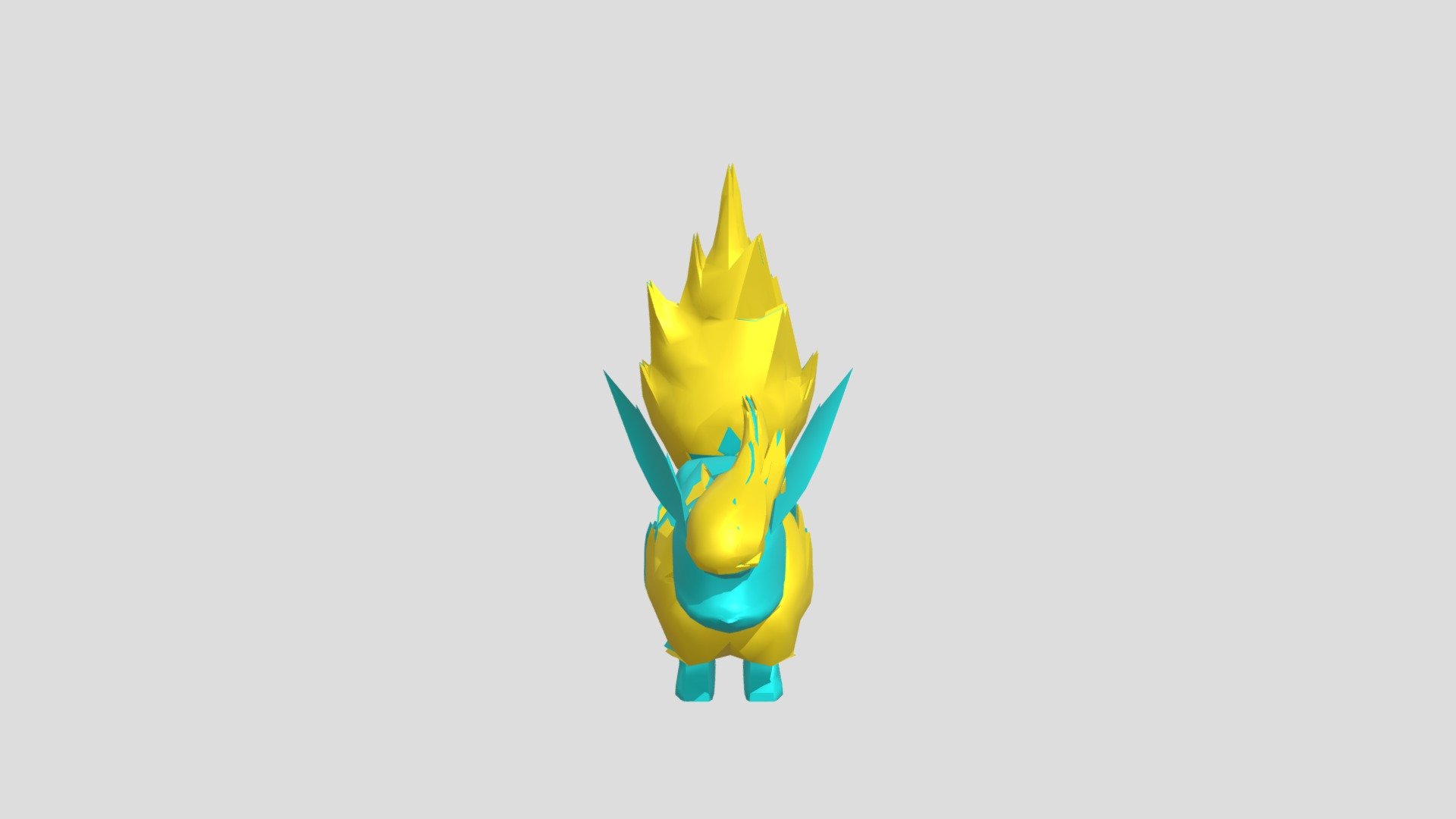 Blue Flareon - Download Free 3D model by vboss09 [84b4e86] - Sketchfab