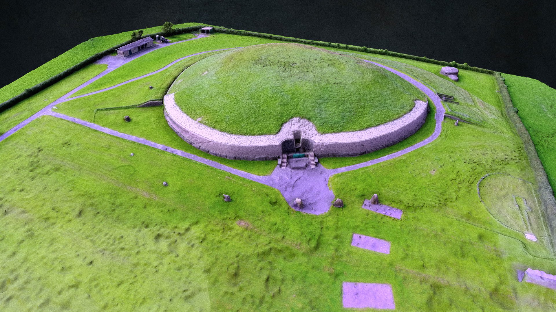 Newgrange | IRELAND - Buy Royalty Free 3D model by Arqueomodel3D ...