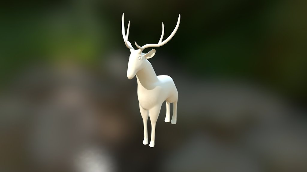 Deer - 3D model by iho1092 [84b6370] - Sketchfab