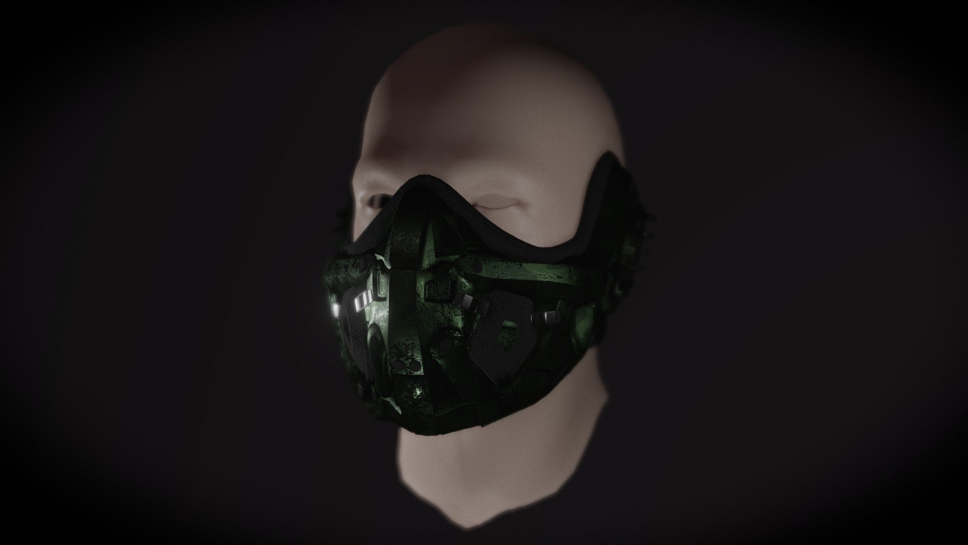 Military Face Mask - Download Free 3D model by klaus018579 [84b6f55 ...