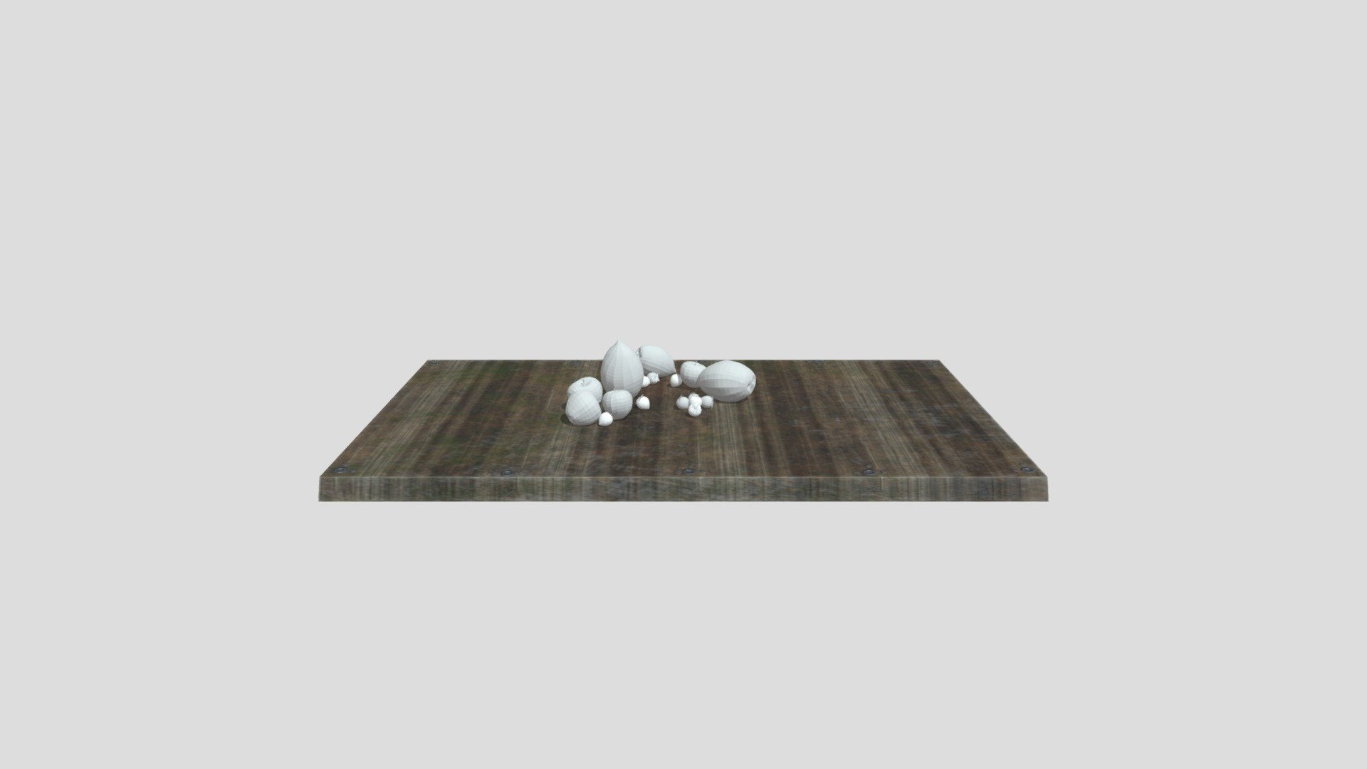 Tabletop With Fruits - 3D model by MonoRaven [84b7d7f] - Sketchfab