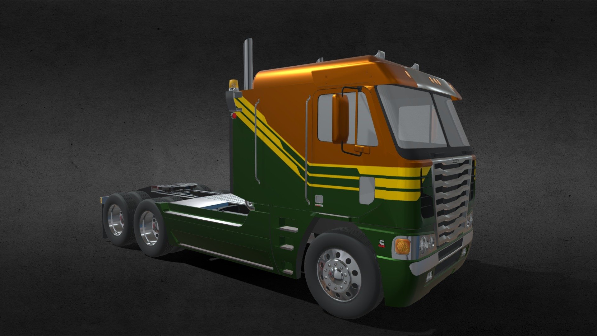 Freightliner Argosy 2014 Mid Roof 101 - 3D model by bansheewoj [84ba4d5 ...