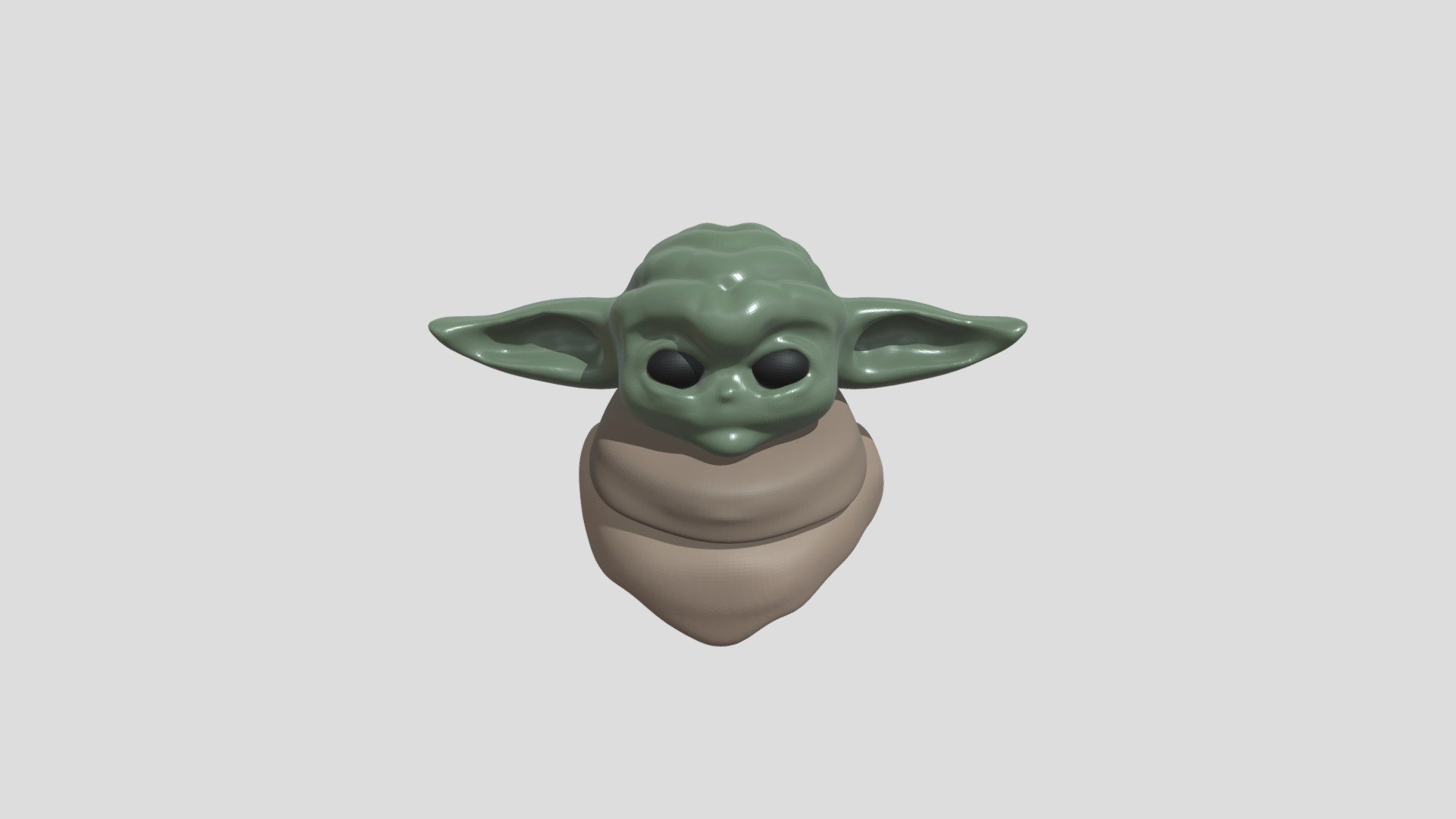Baby Yoda - Download Free 3D model by TheMaskedSaiyan [84ba97f] - Sketchfab