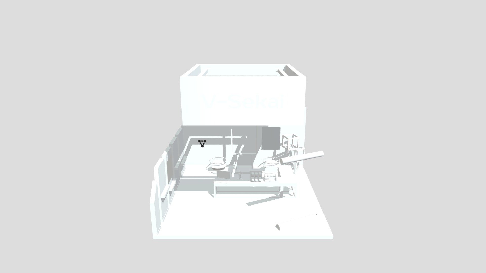 VR Booth 3D model - 3D model by marioxslide [84bb6d4] - Sketchfab