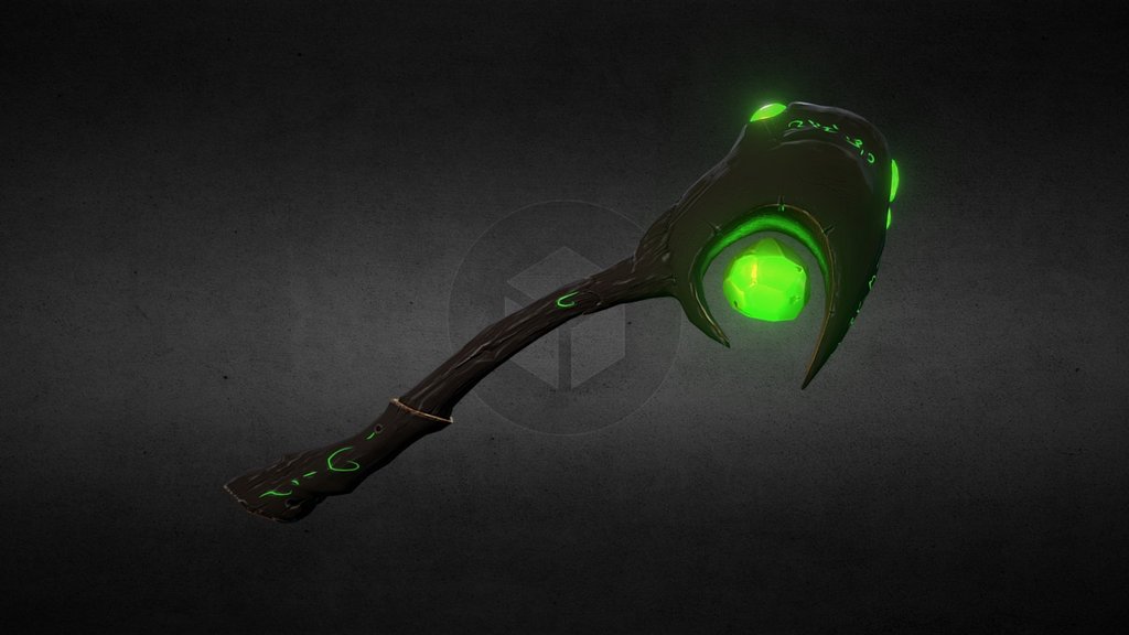 Underworld Magic Staff - 3D model by imlon [84bb96d] - Sketchfab