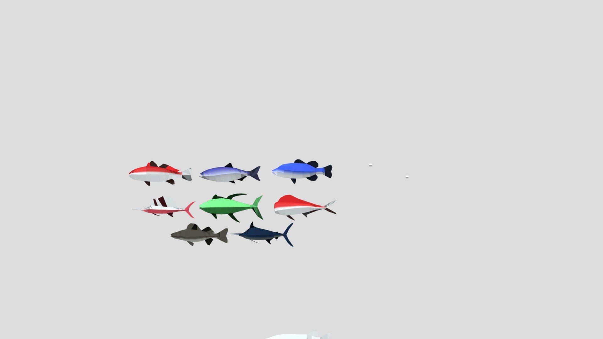 Free Low Poly Fish Pack - Download Free 3D model by LuisFelipe (@luis ...