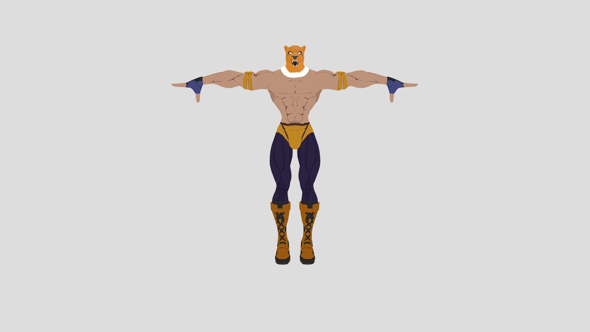 Tekken King Rigged - Anime Model - 3D model by kadbo [84bdbbf] - Sketchfab