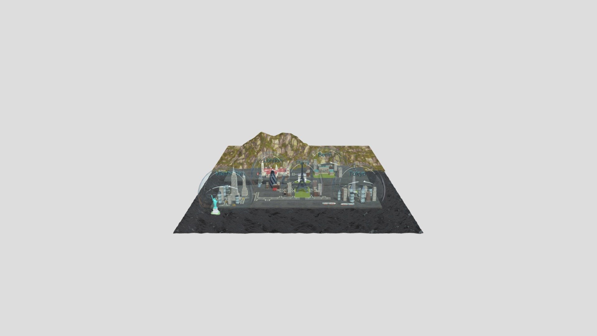World Map - 3D model by evolvebst [84be6d8] - Sketchfab