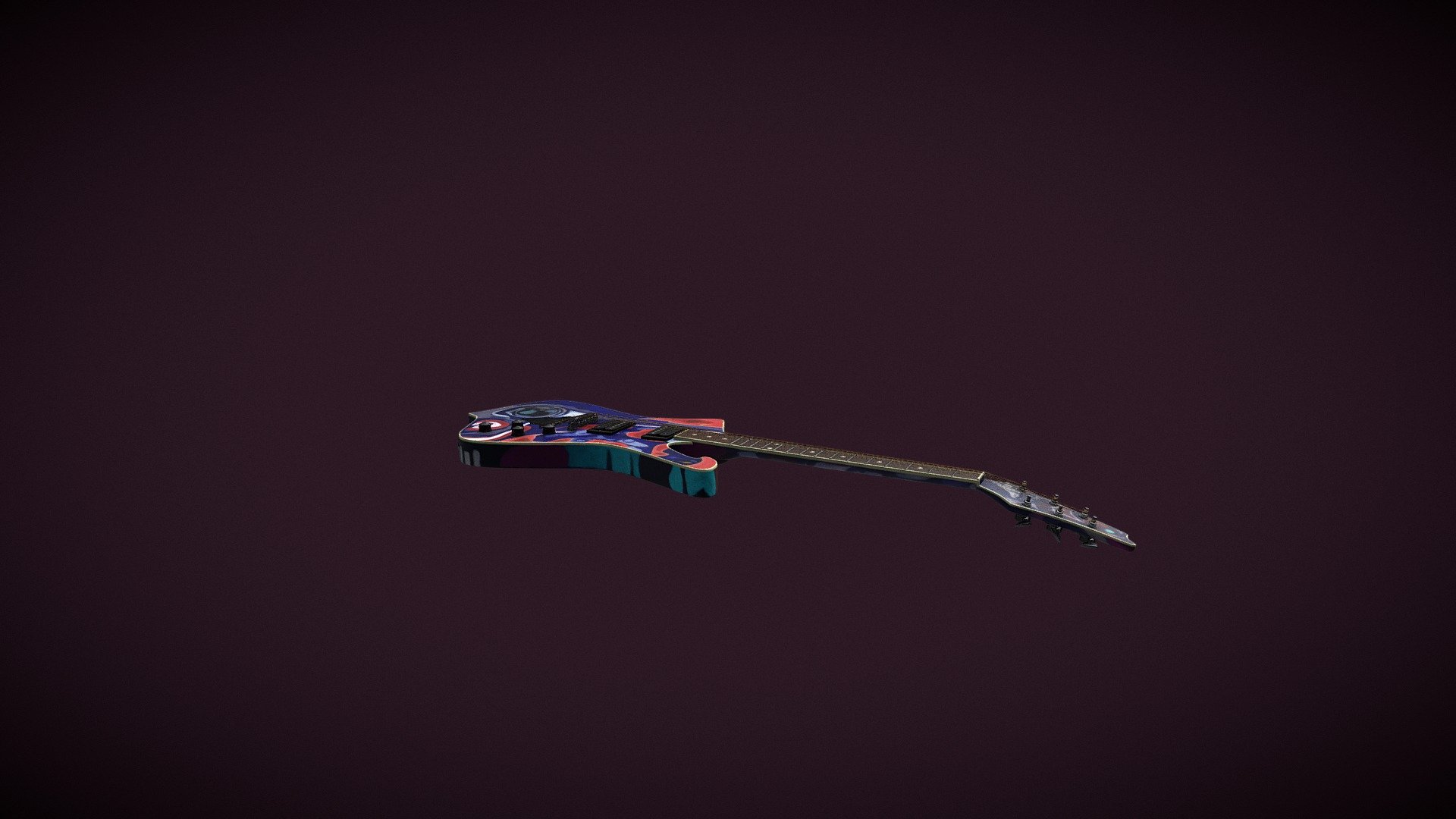 Ibanez Iceman IC300 TOXICITY - 3D model by Tvordan (@Danil.Gavrilov ...