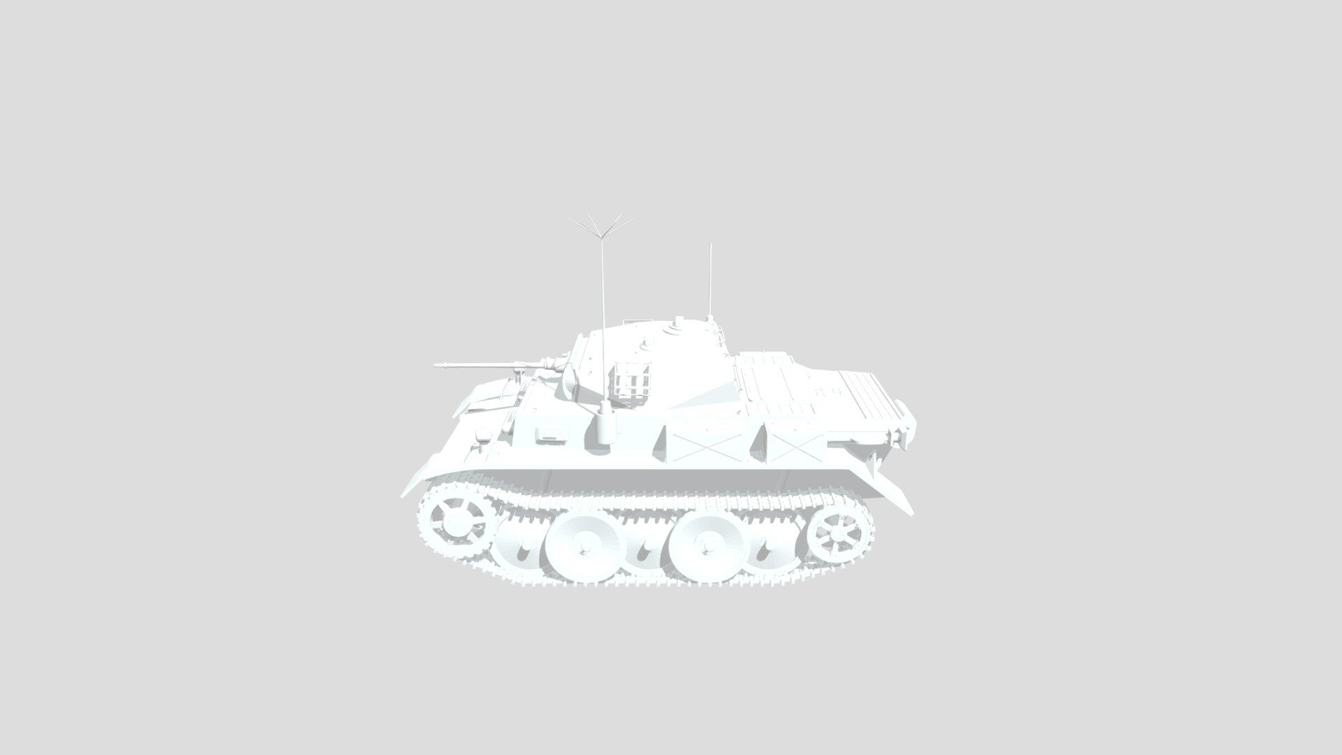 Panzerkampfwagen II Ausführung L «Luchs» - Download Free 3D model by ...