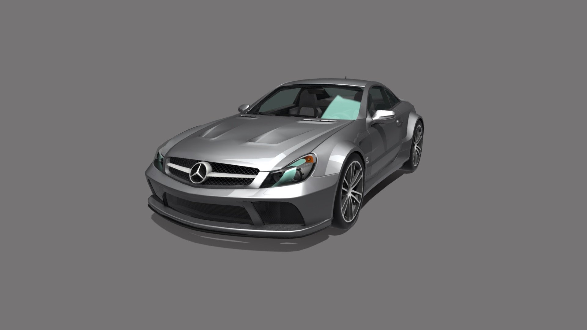 Mercedes-Benz SL 65 Black Series (R123) - Download Free 3D model by GT ...