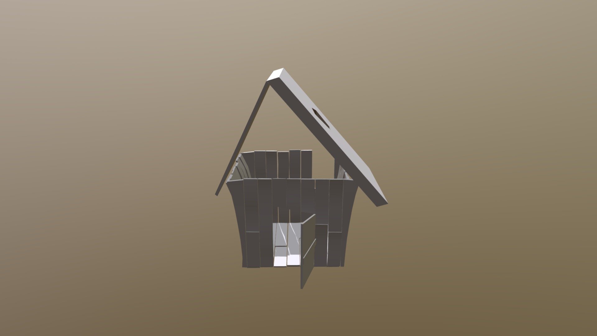 Outhouse (Work In Progress) - 3D model by Andyboyrule [84c3ba1] - Sketchfab