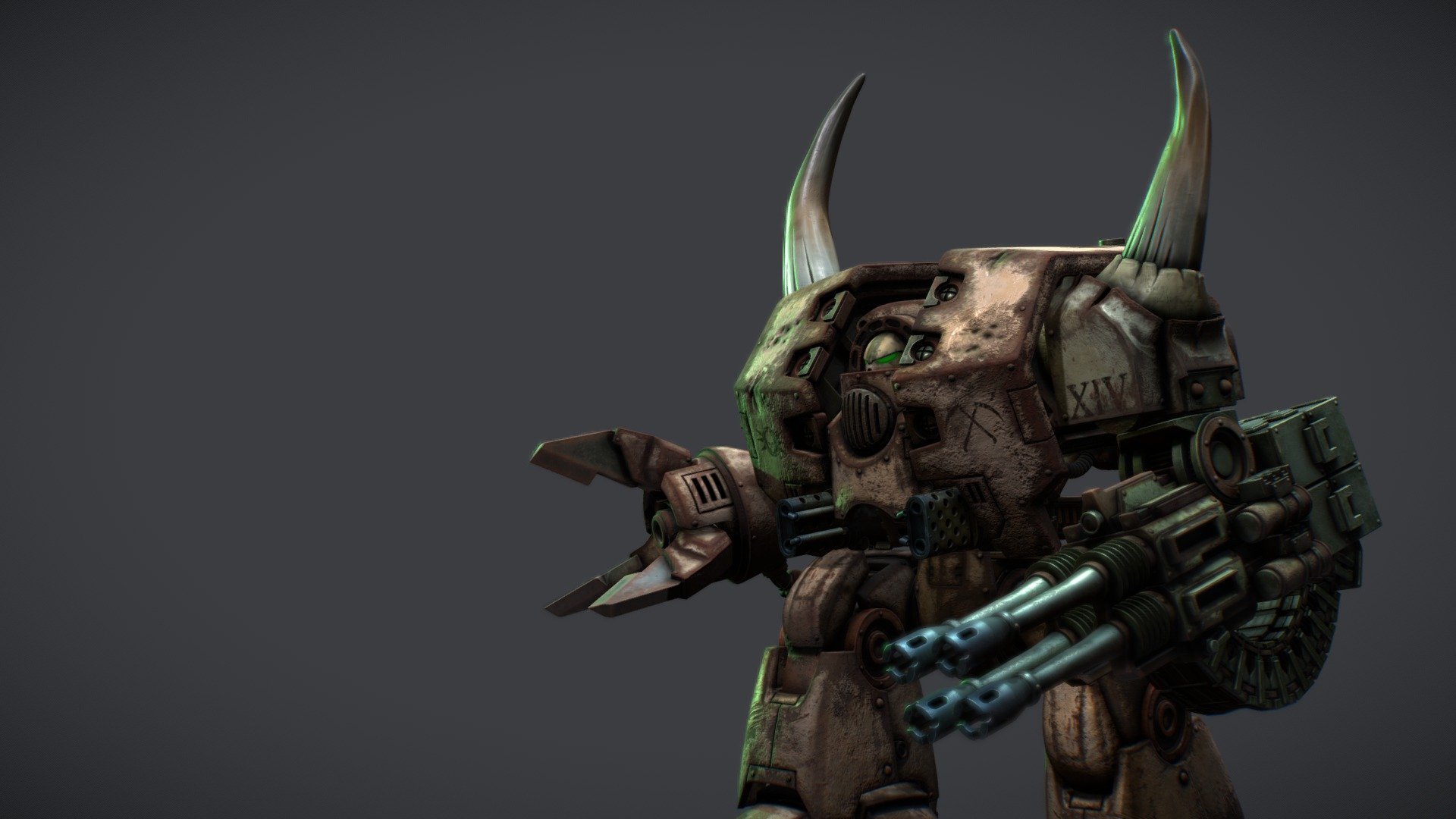 Warhammer 40k - Hellforged Leviathan Dreadnought - 3D model by ...