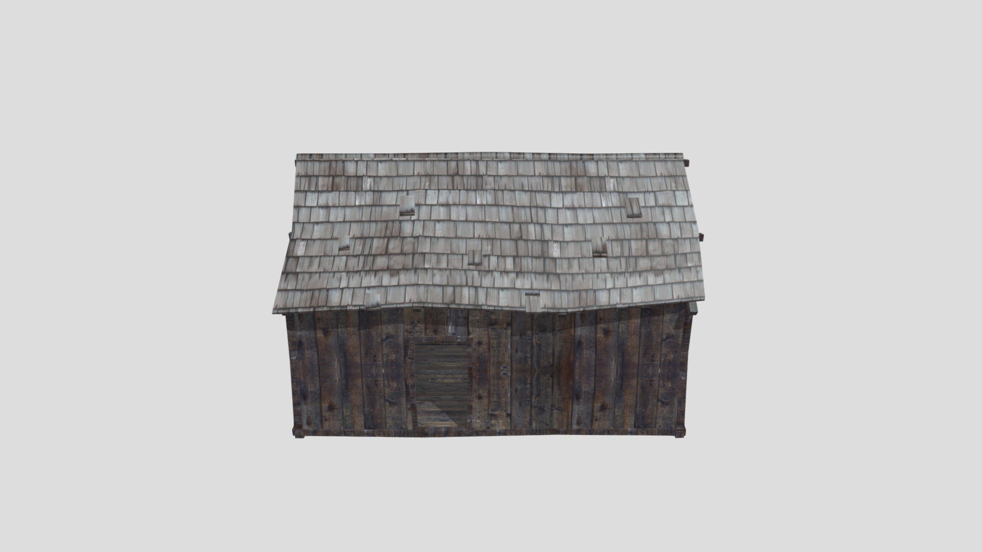 Medieval Wood Shack - Download Free 3D model by AnyRPG [84c520a ...