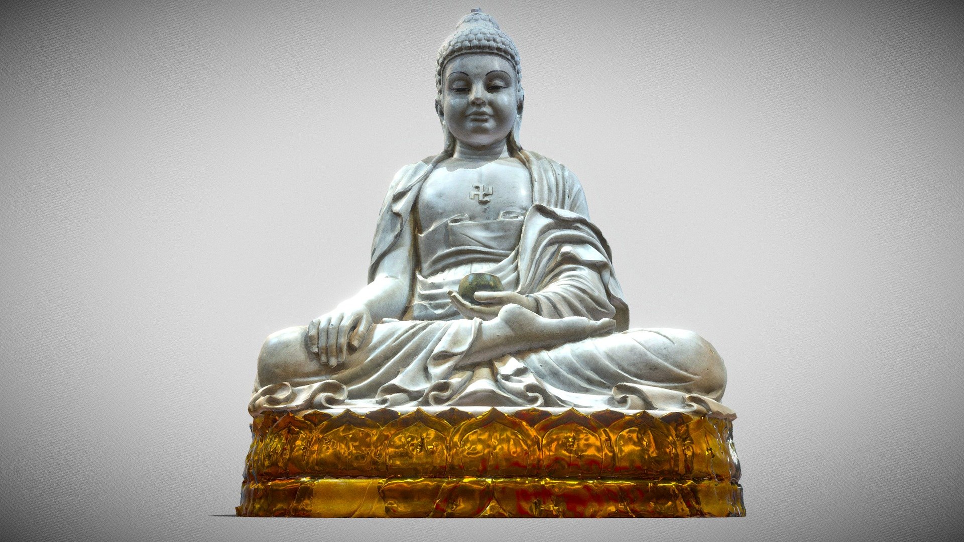 Budha - 3D model by DJ - Apple Photogrammetry (@saranbot) [84c6a49 ...