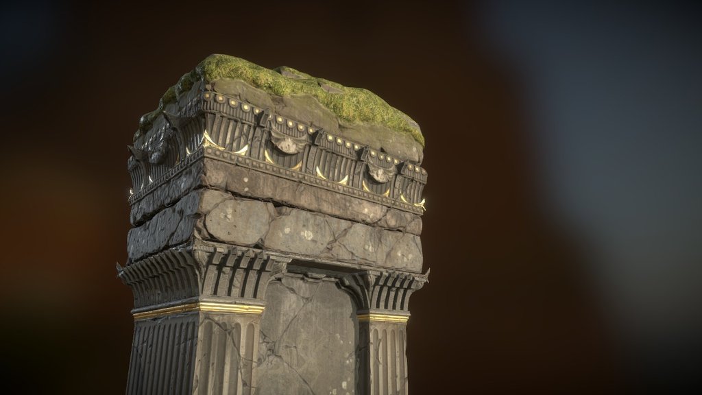 Ancient Pillar - 3D model by Marcel Gonzales (@marcelgonzales) [84c7b22 ...