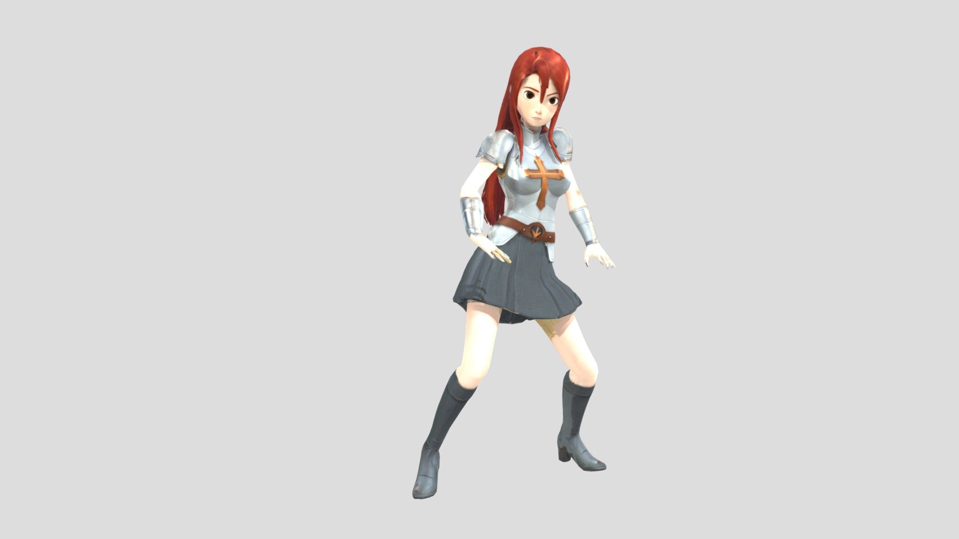 Erza Scarlet 3D - Fairy Tail’s Legendary Titania - 3D model by Casayona ...