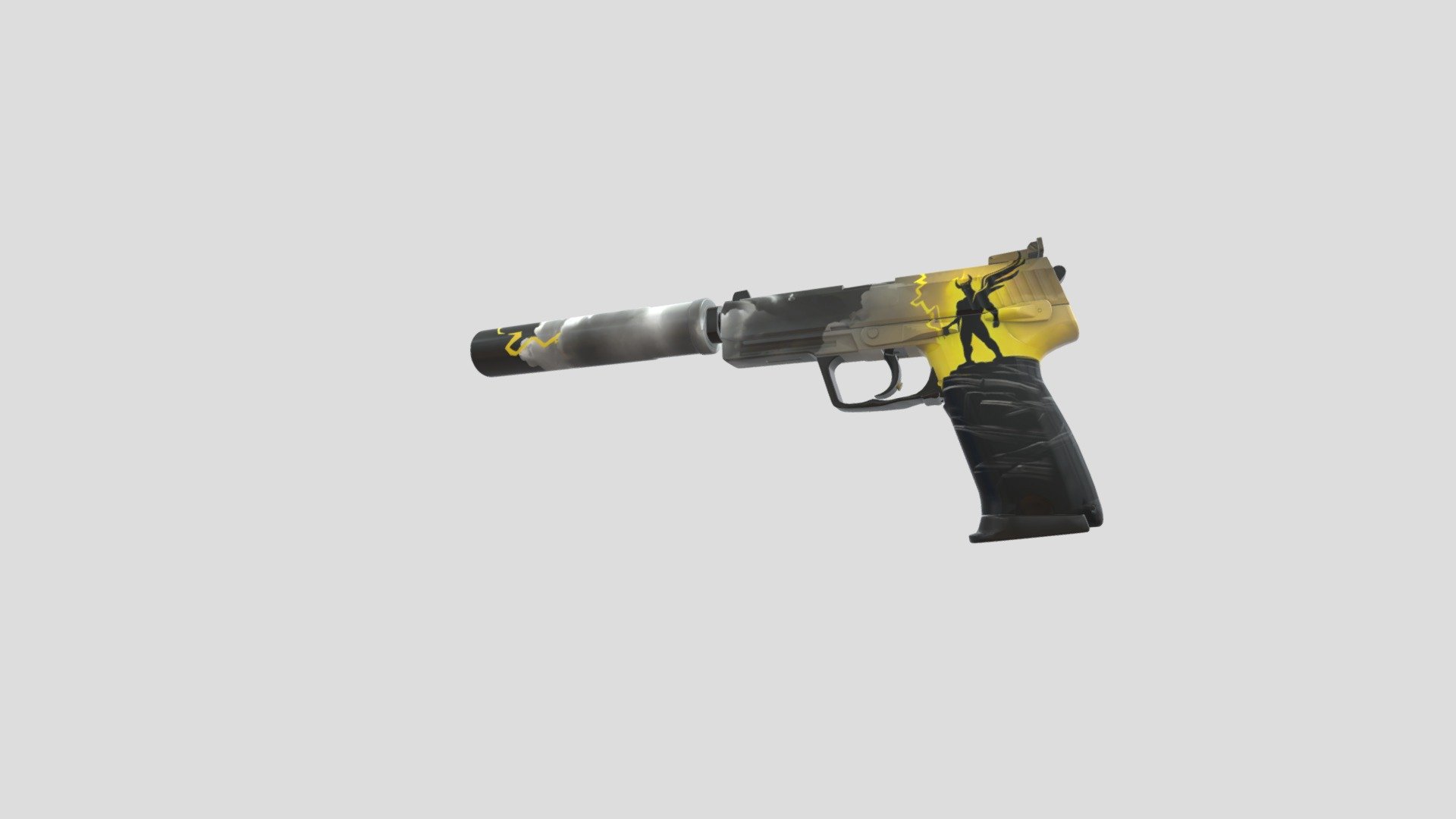 USP-S Thunderbolt - 3D model by WOLF5ER [84c8a83] - Sketchfab