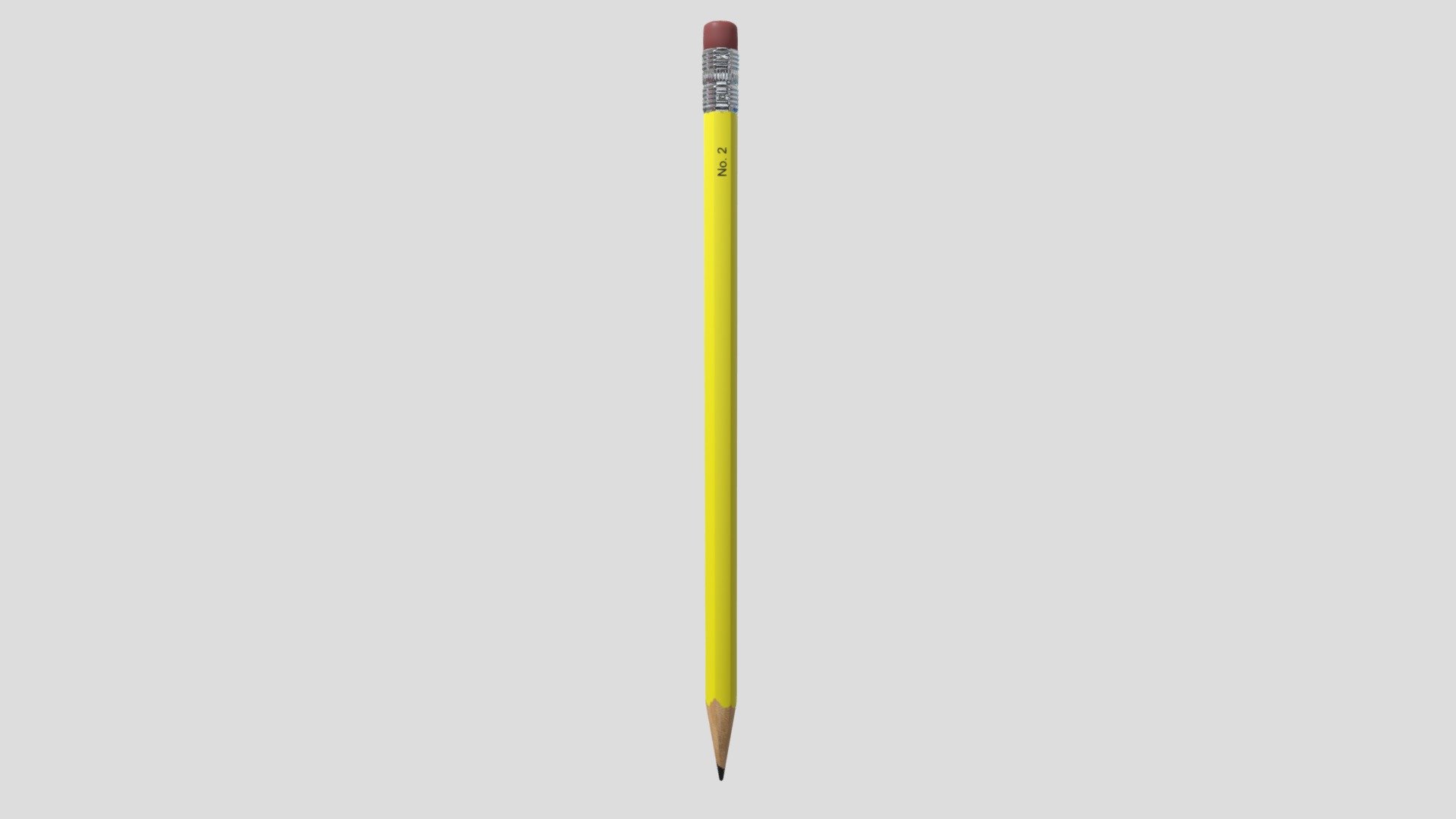 No. 2 Wood Pencil - Download Free 3D model by bottomfrog [84cdc95 ...