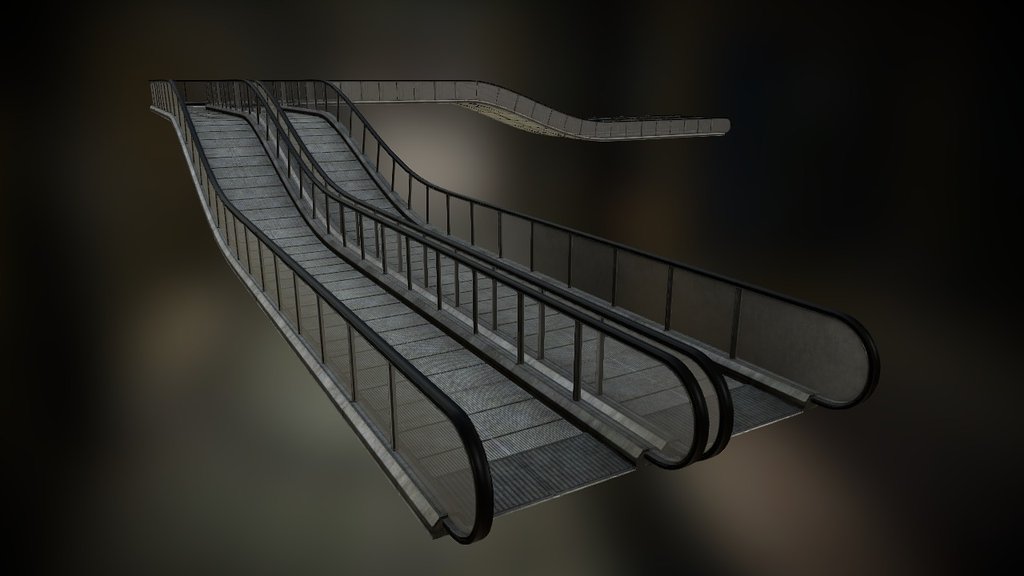 Escalator - 3D model by 3DHaupt (@dennish2010) [84ce942] - Sketchfab