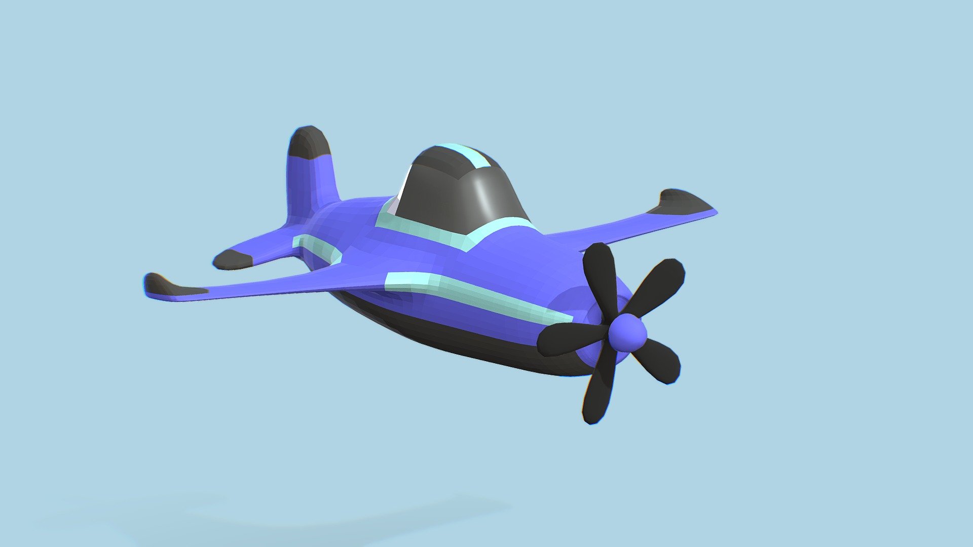 Low Poly Plane - Download Free 3D model by DatSketch [84cf01c] - Sketchfab