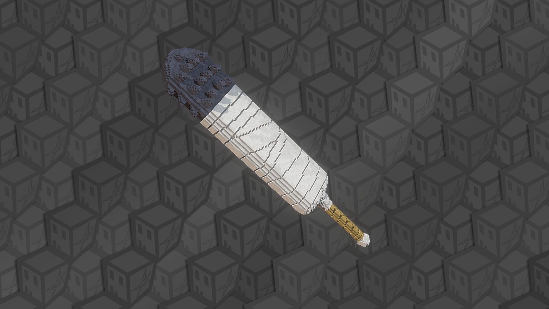 Samehada - (64-bit voxels) - 3D model by zachrywilsn | nullblox ...