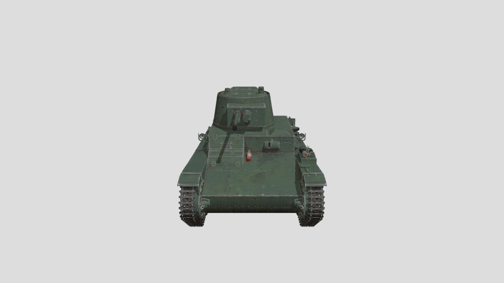 Vickers Mk.E Type B (War Thunder) - Download Free 3D model by ...