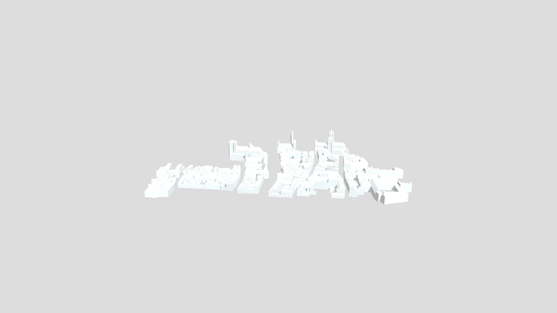 Ghent model - Download Free 3D model by Hlavtim [84d2a76] - Sketchfab