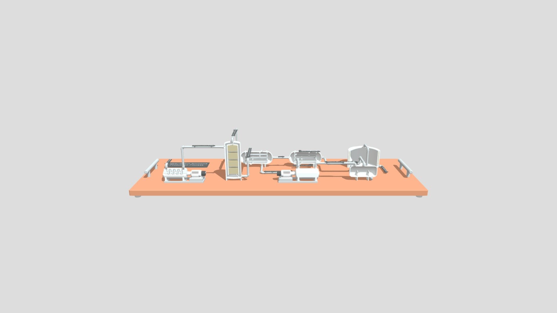 3D Printed Haber-Bosch Ammonia Production Plant - 3D model by Zach ...