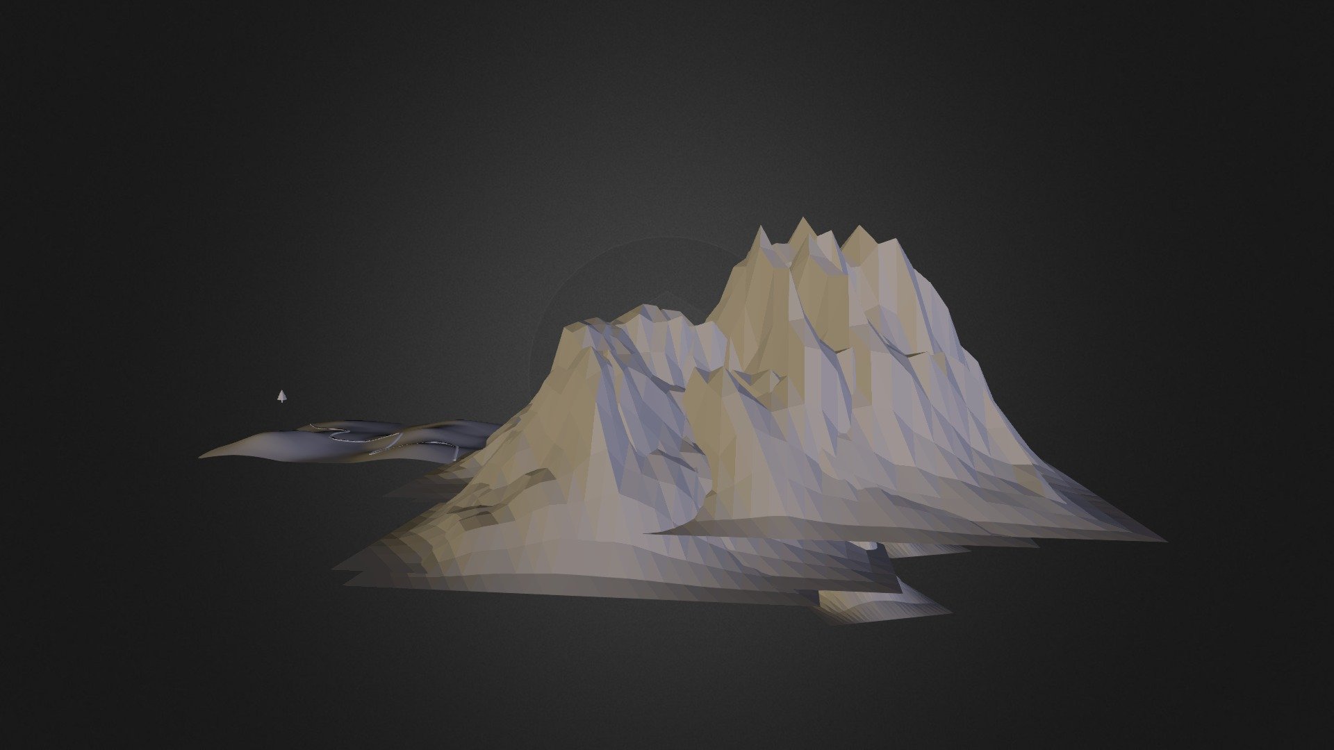 LowPoly Mountine - 3D model by ETStudio [84d5756] - Sketchfab