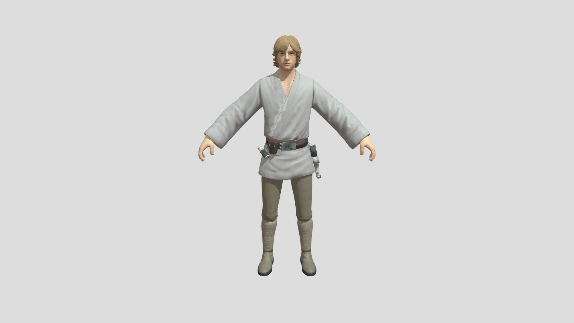 FB Luke Skywalker - Download Free 3D model by fhfhhf [84d5ed9] - Sketchfab