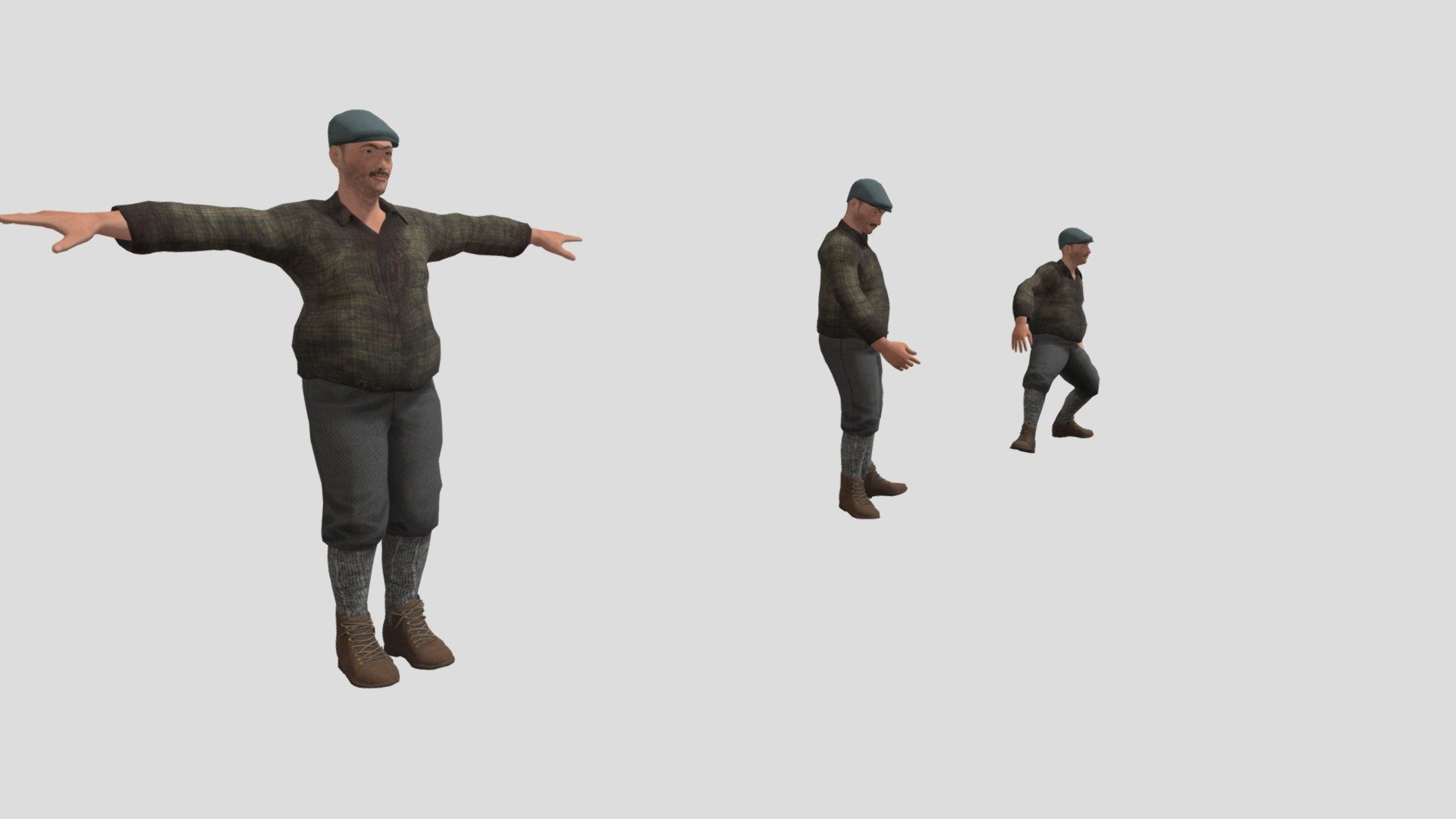 Hendrik the engineer who became a sheep herder - Download Free 3D model ...