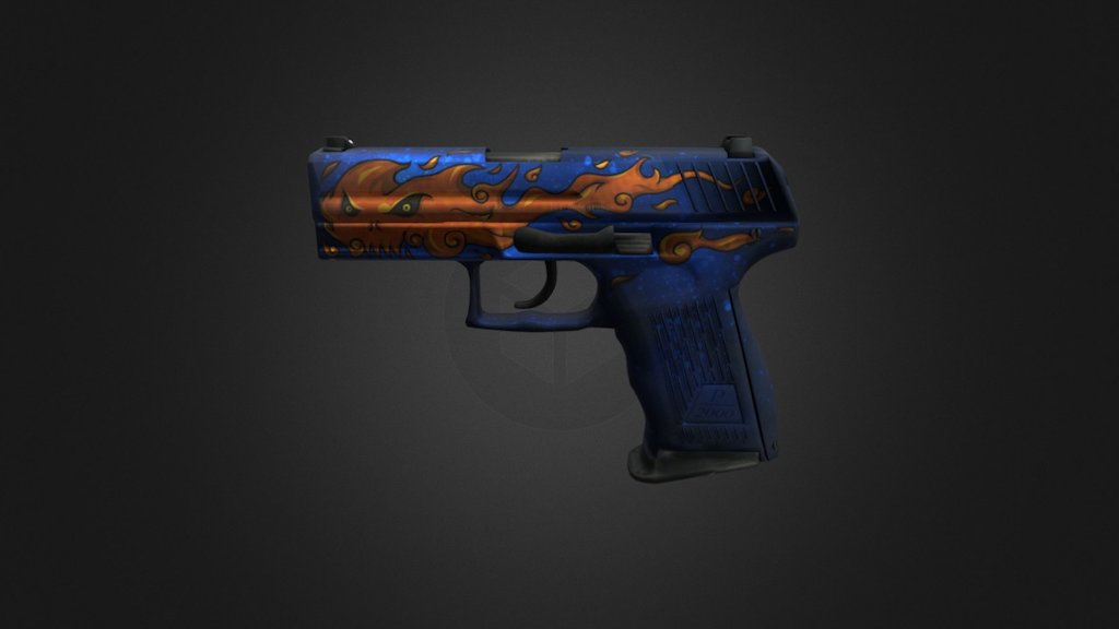 P2000 | Fire Elemental - 3D model by krakencommunity [84d7256] - Sketchfab