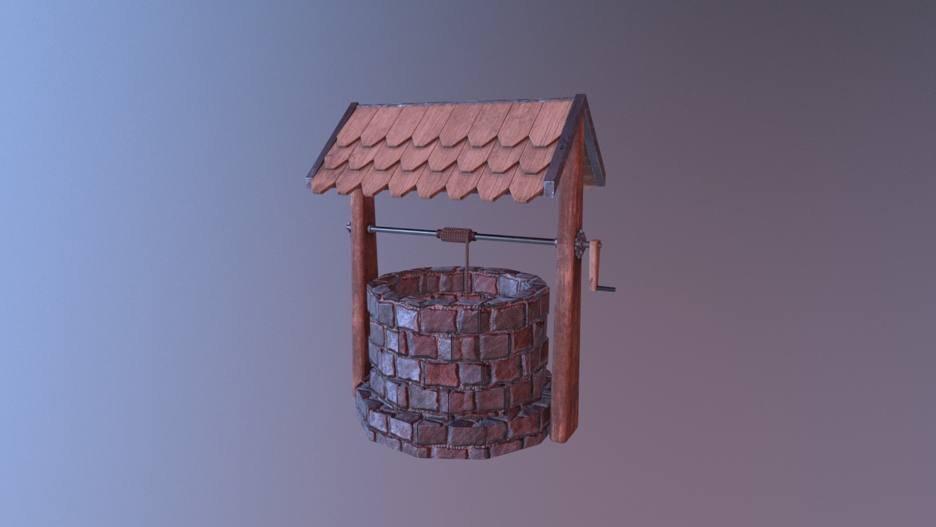 Western Prop 1 - Well - 3D model by Chad Green (@WhimzE) [84d9bab ...