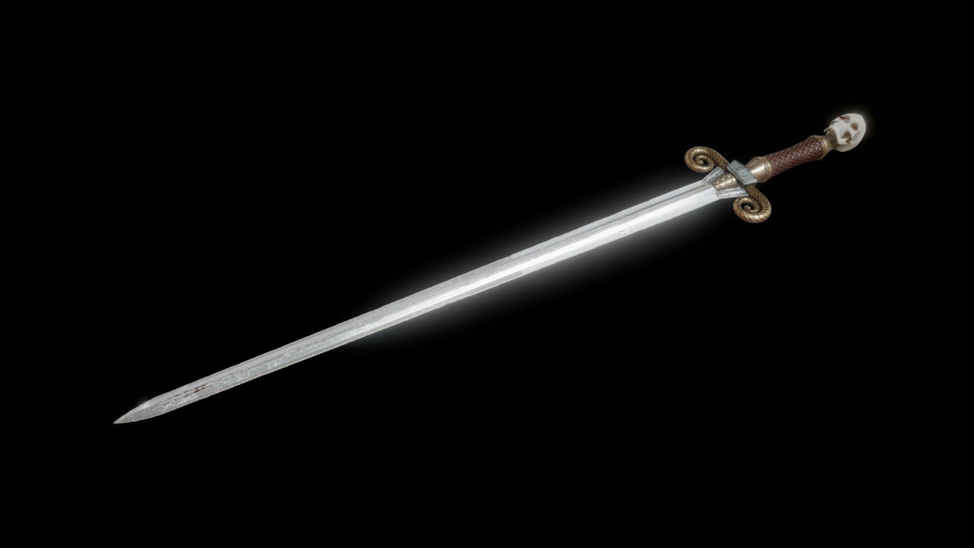 Skull Cracker Sword - 3D model by Jim Platt (@Jimbobuk) [84db21f ...