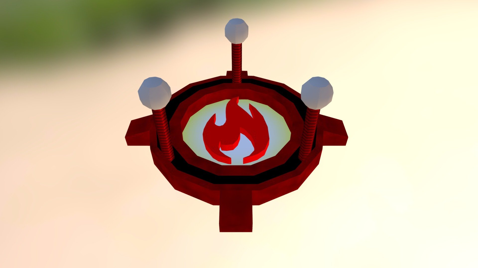 Tower Fire Ball - 3D model by digruberg [84dbba3] - Sketchfab