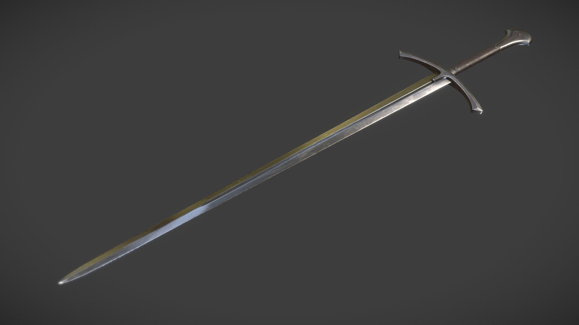 Medieval sword - 3D model by KZNYKN [84dcdcc] - Sketchfab