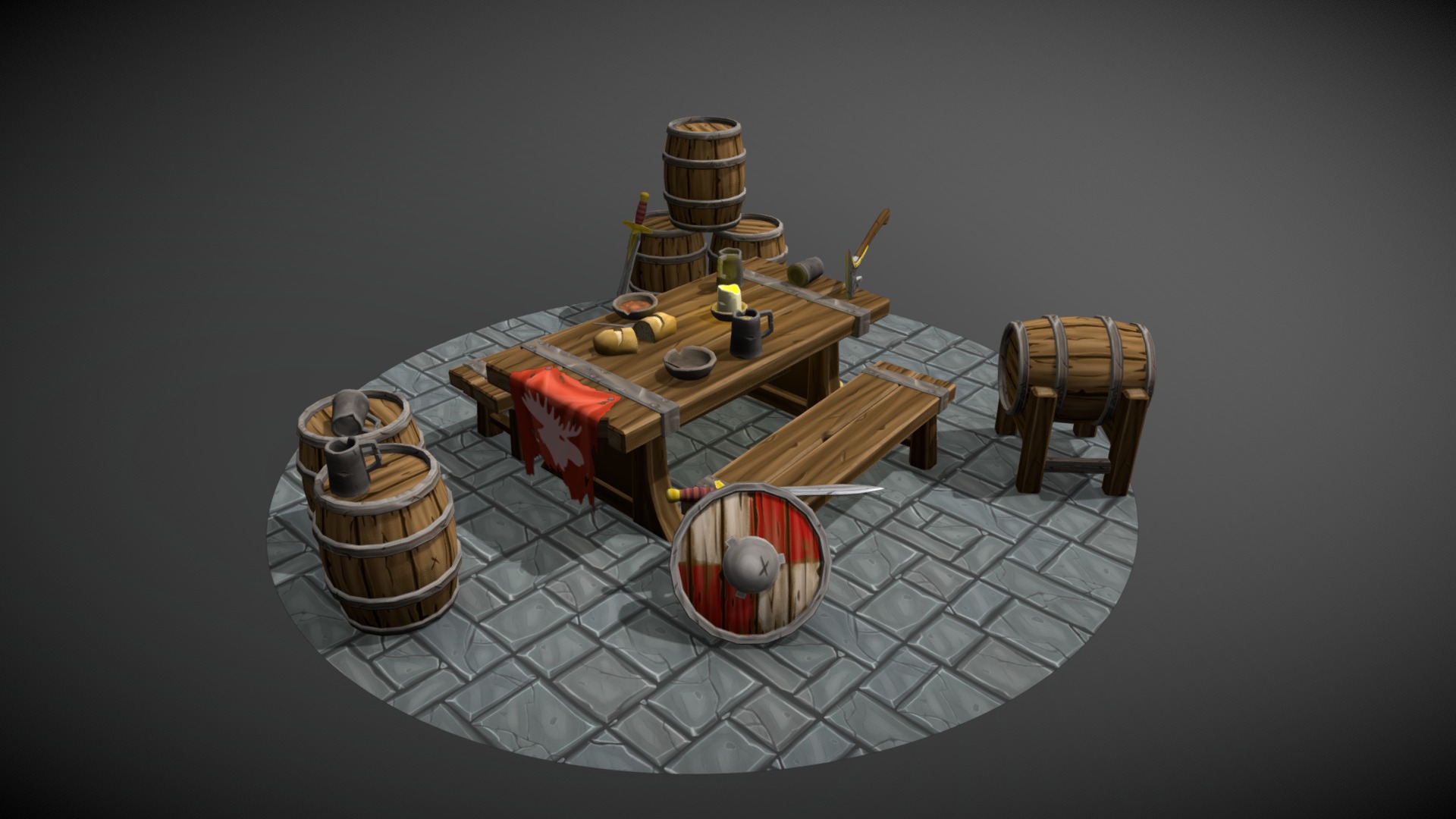 Tavern - 3D model by Calvin Chandler (@calvinchandler) [84dd15b ...