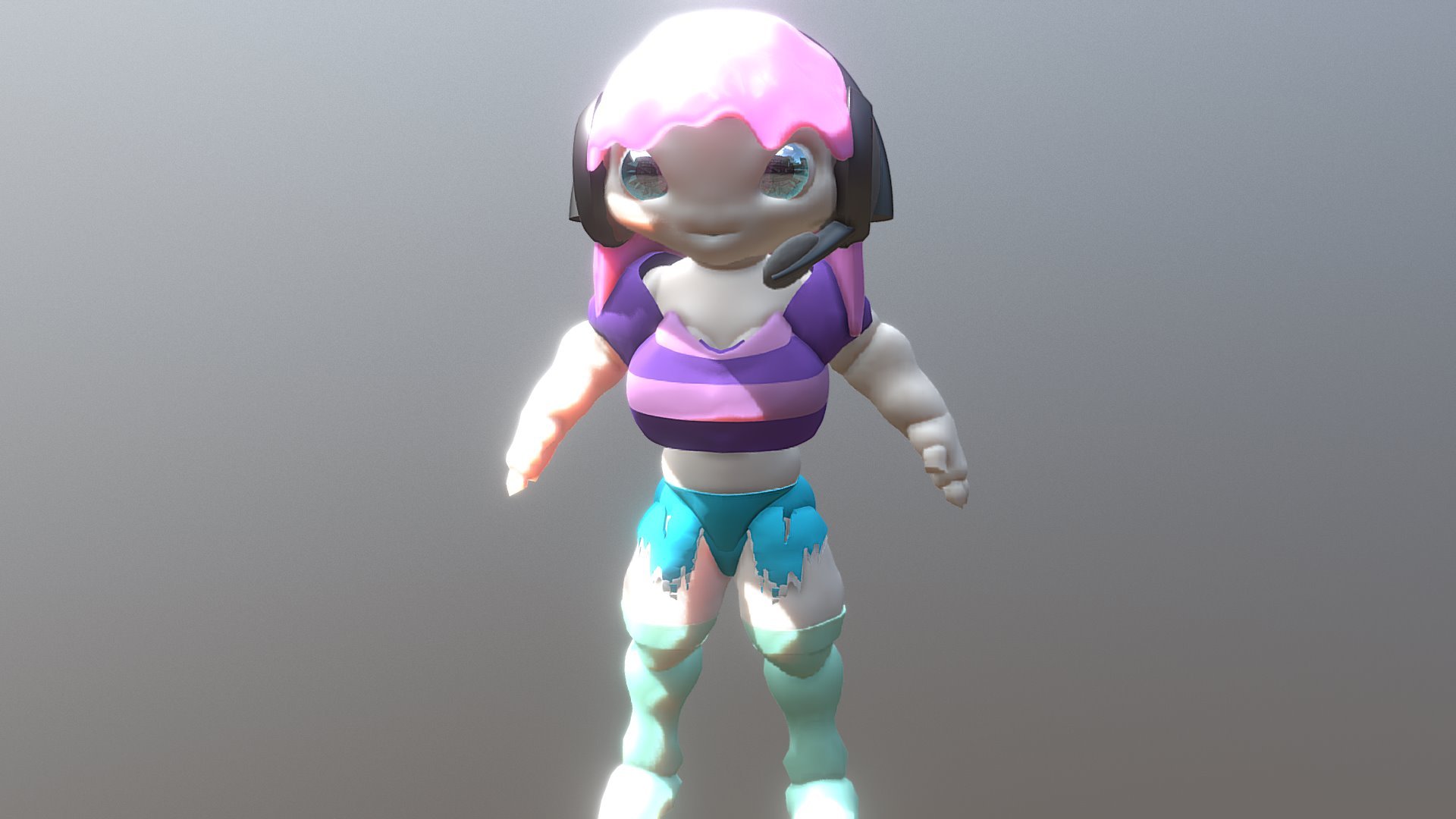Britt Base A Pose - 3D model by parnmkie [84ddc18] - Sketchfab