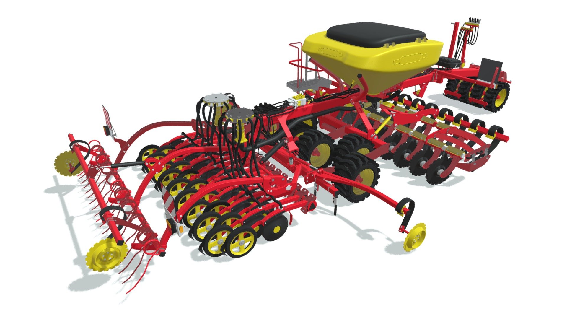 Seeder Planter Machine - Buy Royalty Free 3D model by 3DHorse [84dfce8 ...