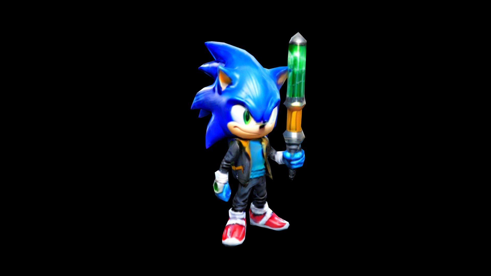 Blue Sonic, the Hedgehog! - Sonic the Hedgehog [ - Download Free 3D ...