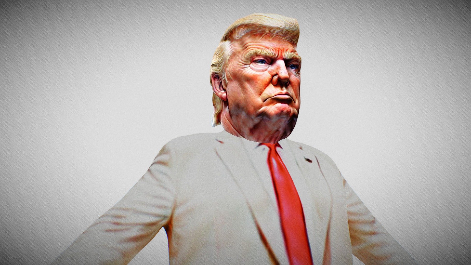 Donald Trump A-pose - Download Free 3D model by Jungle Jim (@jungle_jim ...