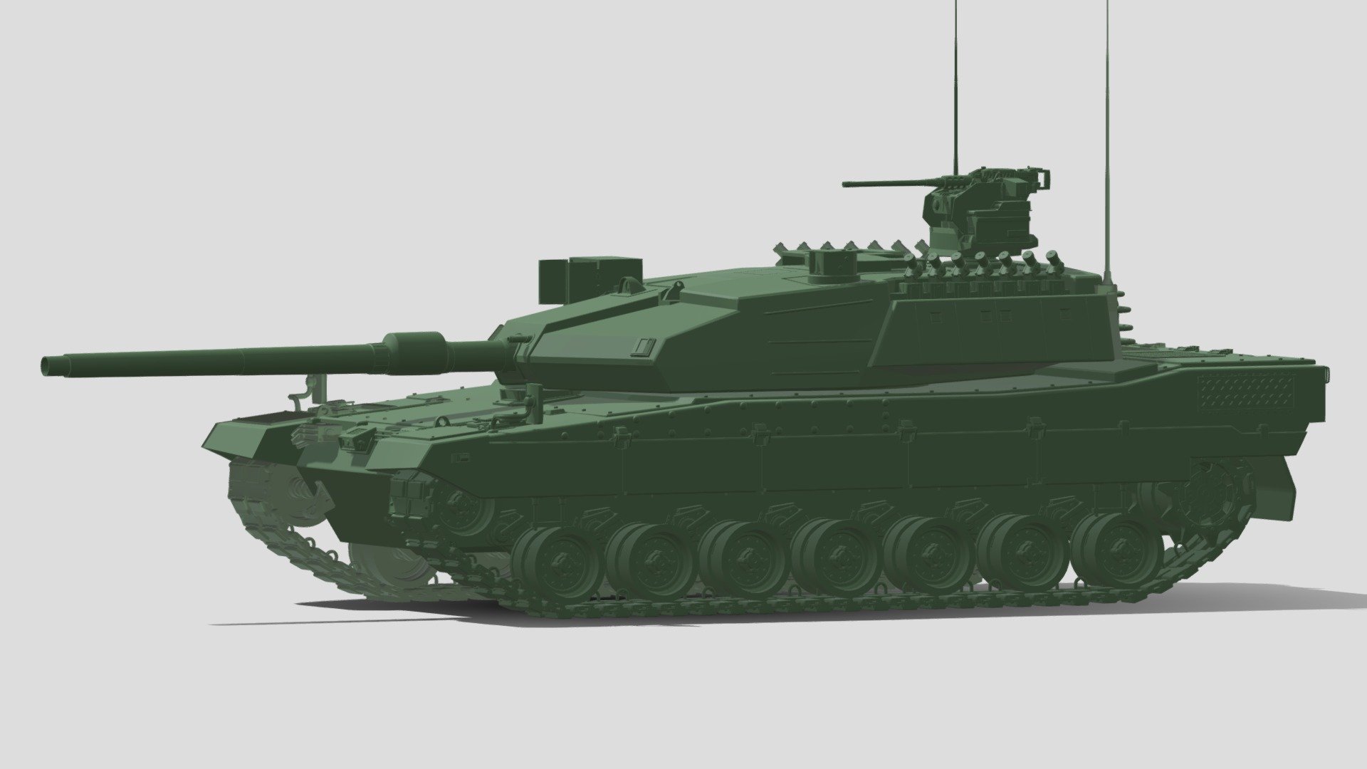 Altay main battle tank (FBX) - Download Free 3D model by Jeyhun1985 ...