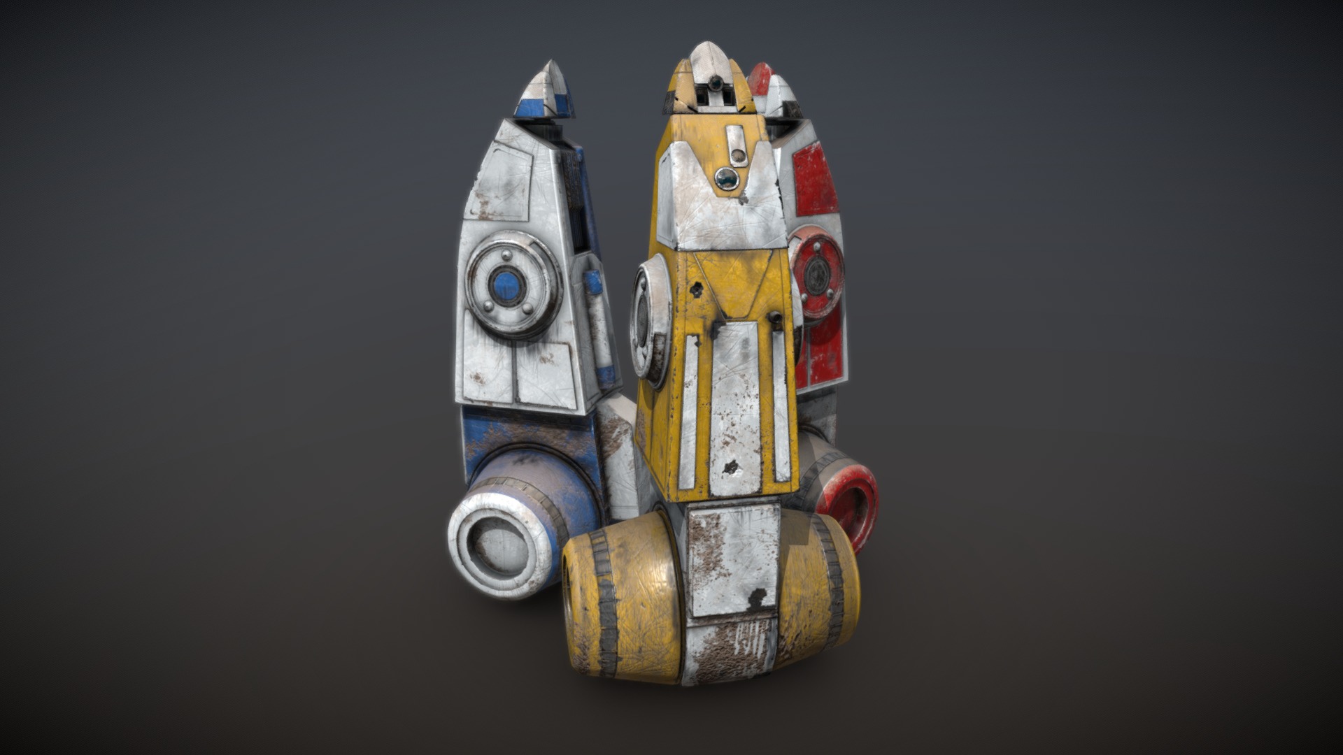 Service Droids - 3D model by krytos [84e2029] - Sketchfab