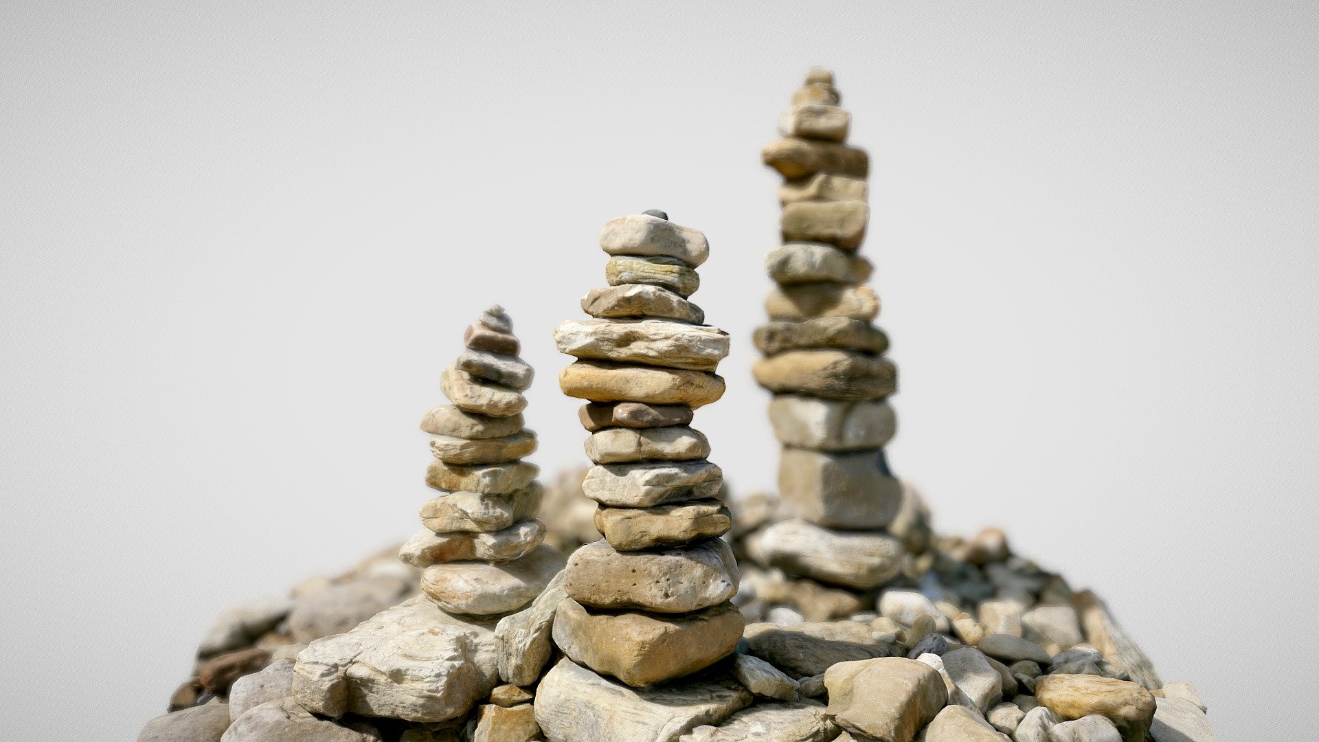 Balancing Rocks - Buy Royalty Free 3D model by Nick Mason Archaeology ...