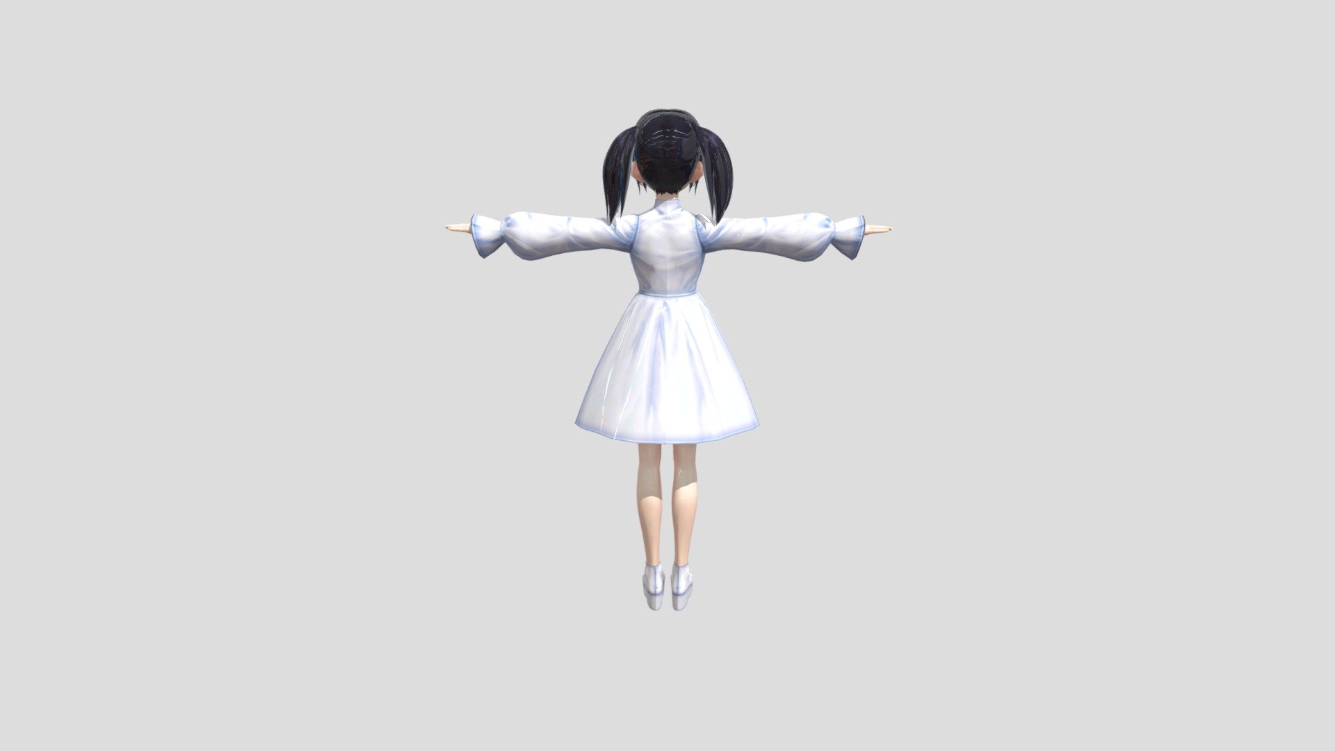 3D Anime Female Character 1 Usdz - 3D model by FNAF197 [84e2cf0 ...